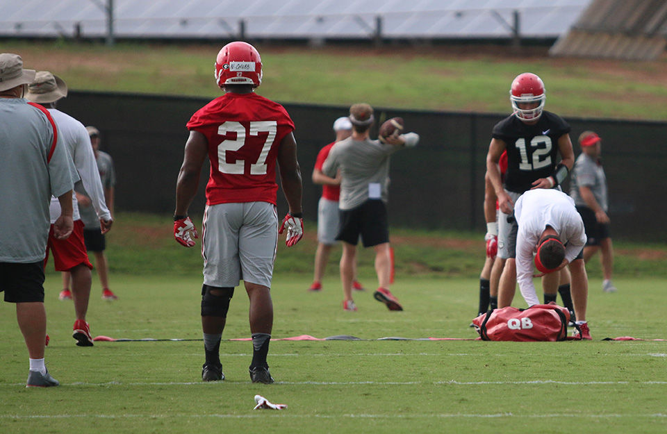 PHOTOS: UGA Fall Football Practice, August 2 | Multimedia | redandblack.com