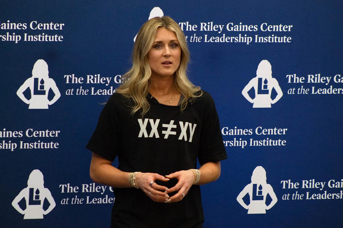 Riley Gaines visits UGA following NCAA lawsuit about transgender ...