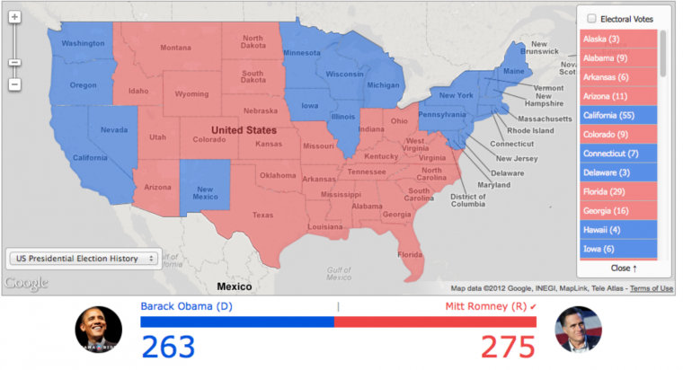Electoral prediction: Maps | Multimedia | redandblack.com