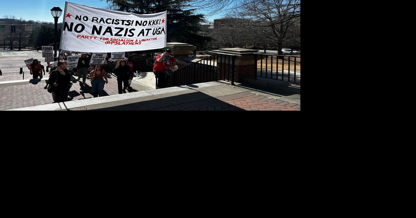 UGA students hold second demonstration to demand UGA firing of alleged neo-Nazi | Campus News ...