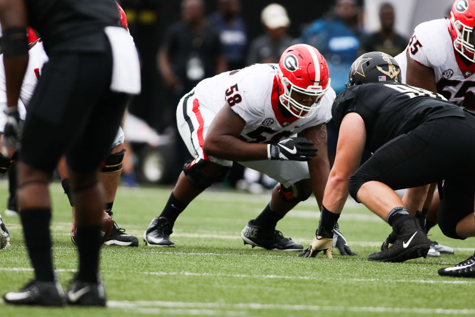 Georgia offensive lineman Pat Allen announces decision to transfer ...