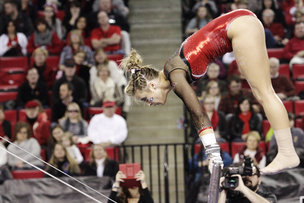 Georgia Gymnastics versus Louisiana State University | | redandblack.com