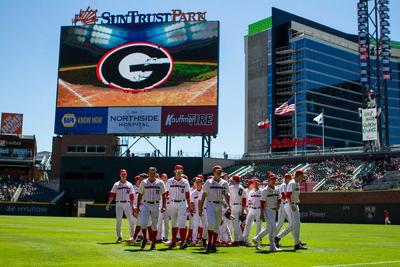 Georgia baseball players enjoy experience of playing at SunTrust Park ...
