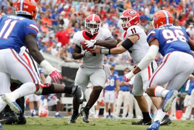 Georgia running backs dominated touches even more than usual against ...