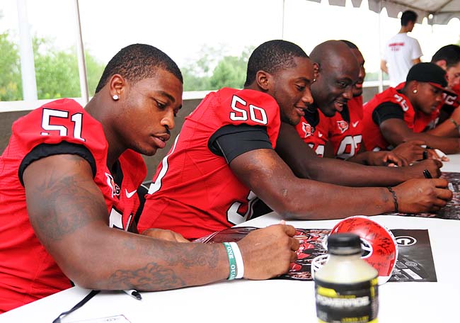 PHOTO: Fan day, Fun day | Georgia Sports | redandblack.com