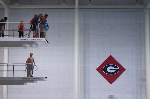Photo Gallery: Georgia football hits the pool | Photo Galleries ...