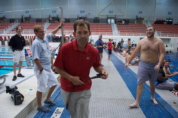 Photo Gallery: Georgia football hits the pool | Photo Galleries ...