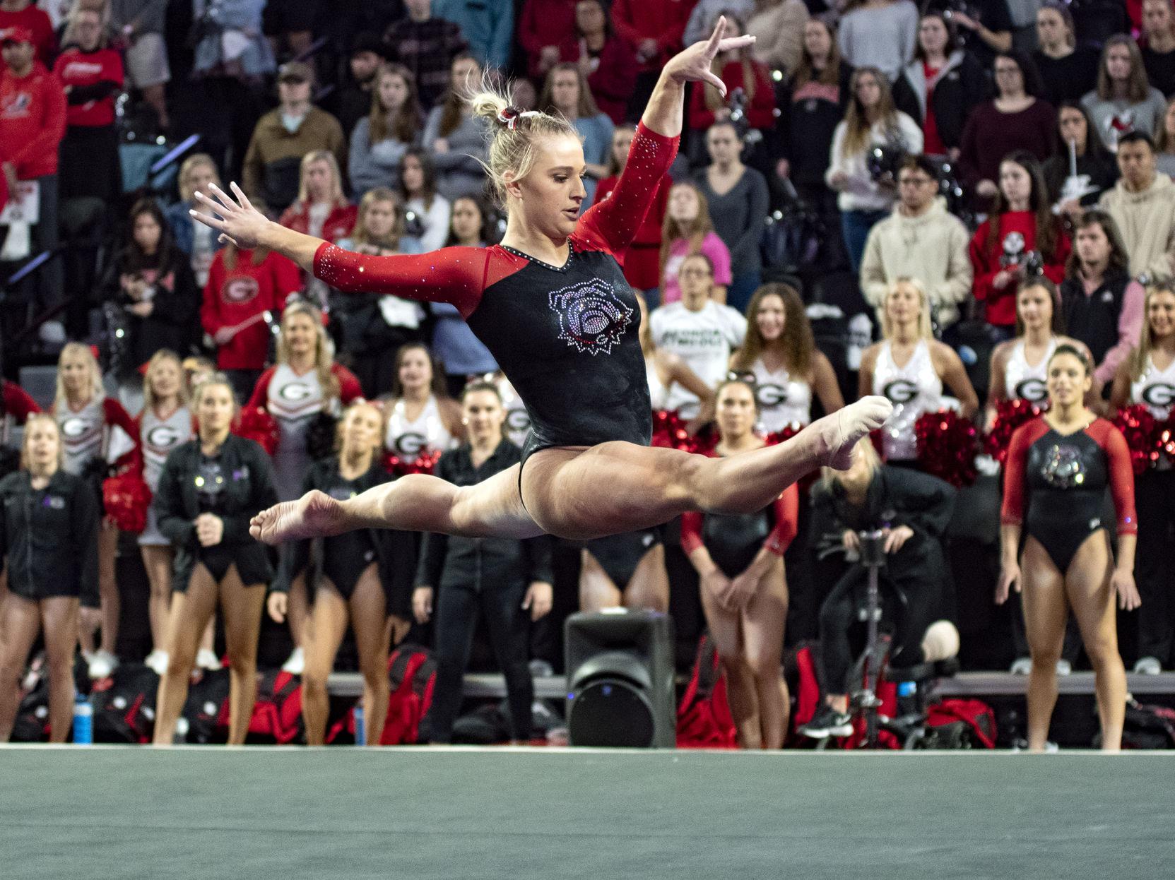 Georgia gymnastics earns first win over Missouri in season opener ...