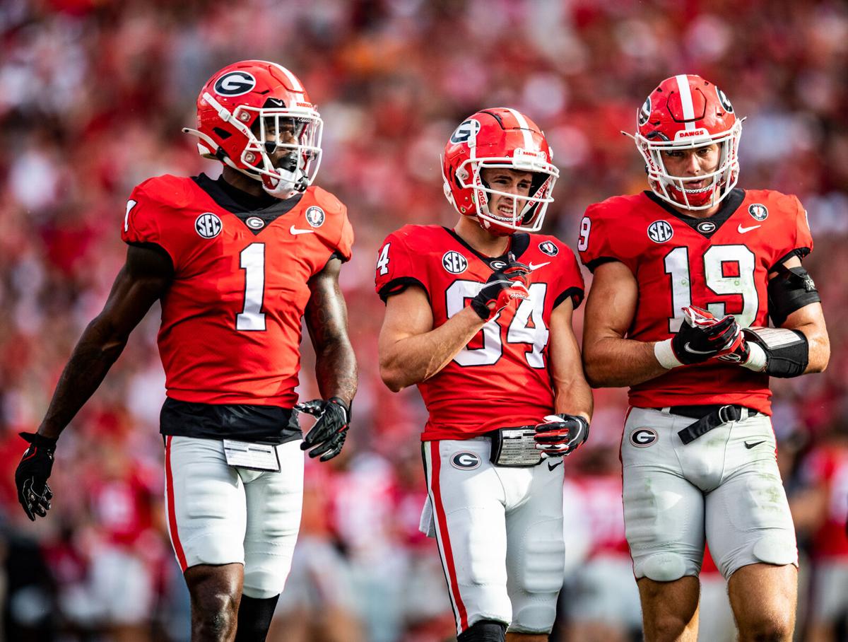 Halftime observations: Georgia leads Georgia Tech 10-7 | Gameday ...
