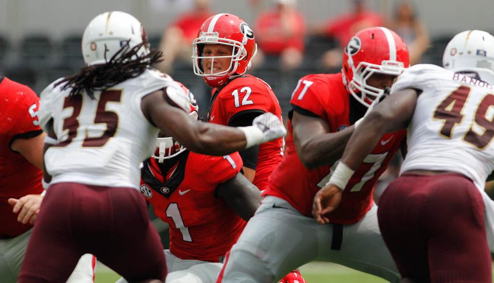Brice Ramsey plays one drive for Georgia despite Richt's assertion that ...