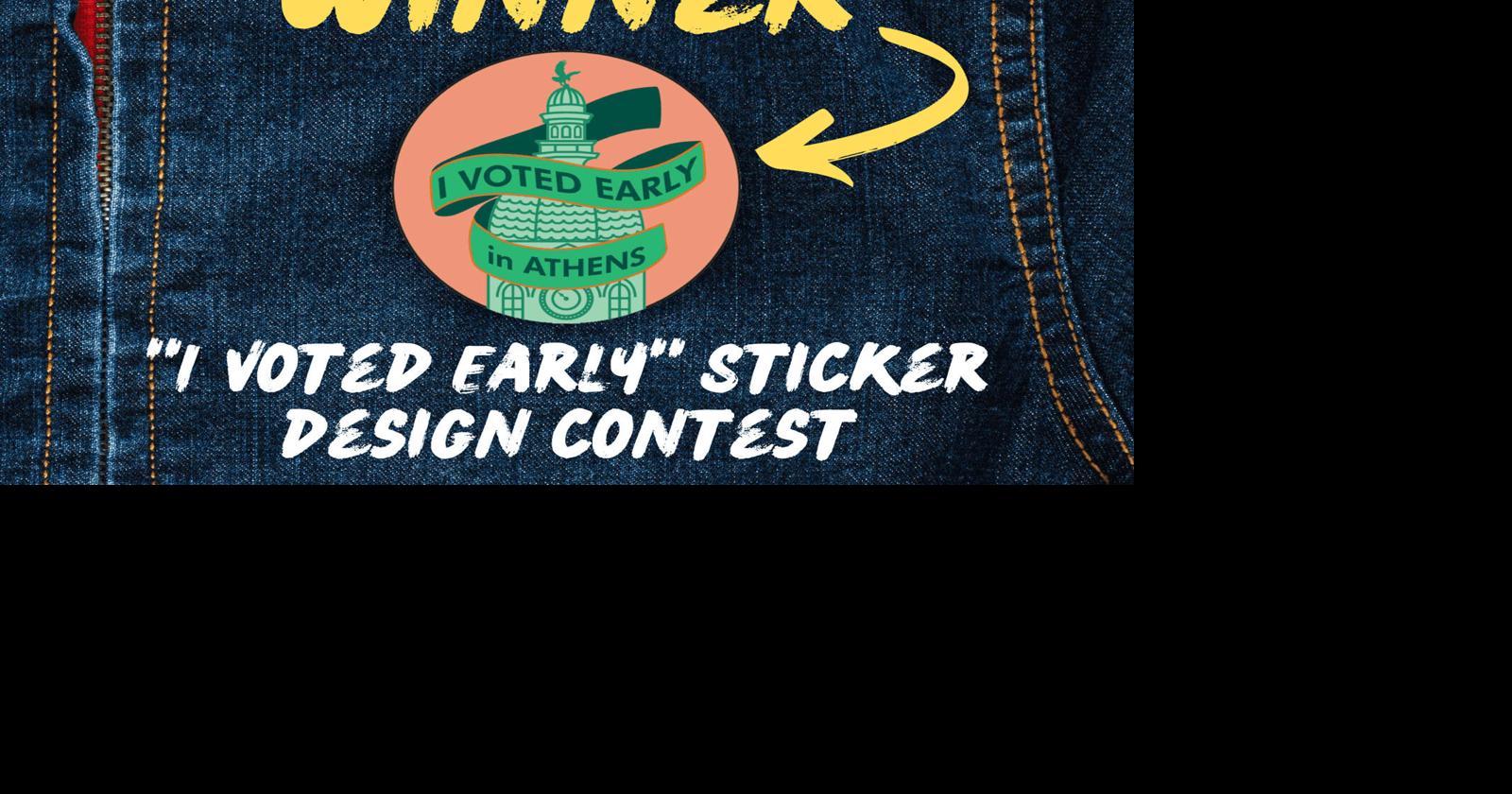 ACCGov debuts winner of ‘I Voted Early’ sticker design contest | City ...