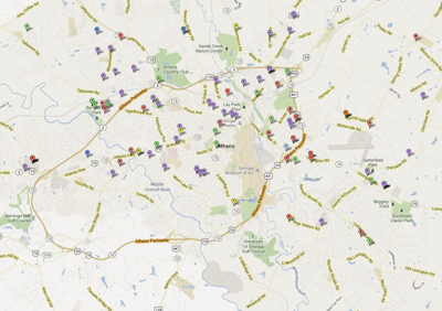 Athens Crime Map, Nov. 25 - Dec. 1 | Maps | redandblack.com