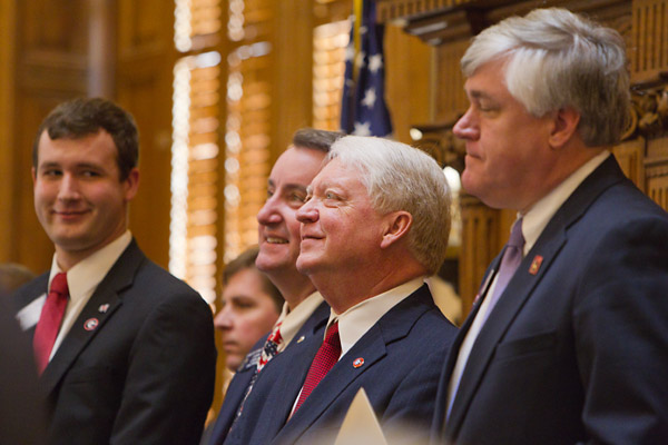 UGA President Michael Adams honored by Ga. General Assembly | Campus ...