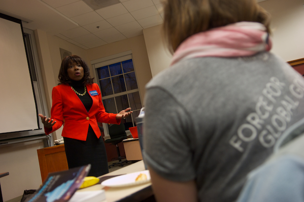 Connie Stokes speaks with Young Democrats of University of Georgia ...