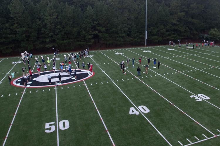 PHOTOS: UGA Redcoats rehearse in deluge | Multimedia | redandblack.com