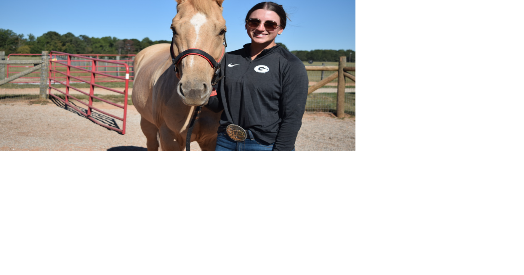 Behind the reins of champions: The University of Georgia equestrian team's commitment to equine ...