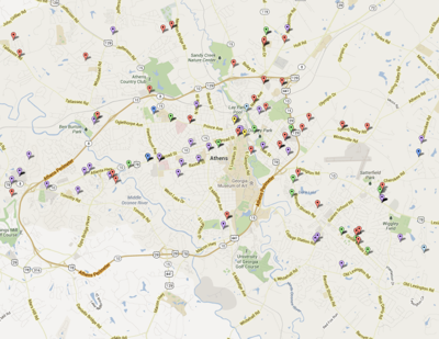Athens crime map, Dec. 16 - 22 | Maps | redandblack.com