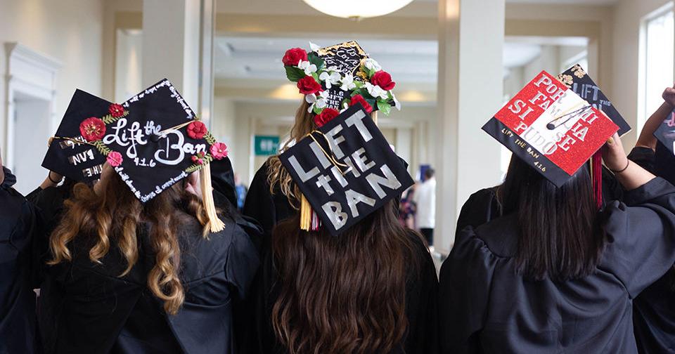 Silent protest at graduation supports DACA recipients and undocumented ...