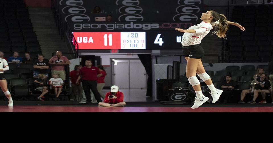 Georgia volleyball moves into tie for first place in SEC after home win ...