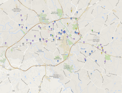 Athens crime map, Feb. 24 - March 2 | Maps | redandblack.com