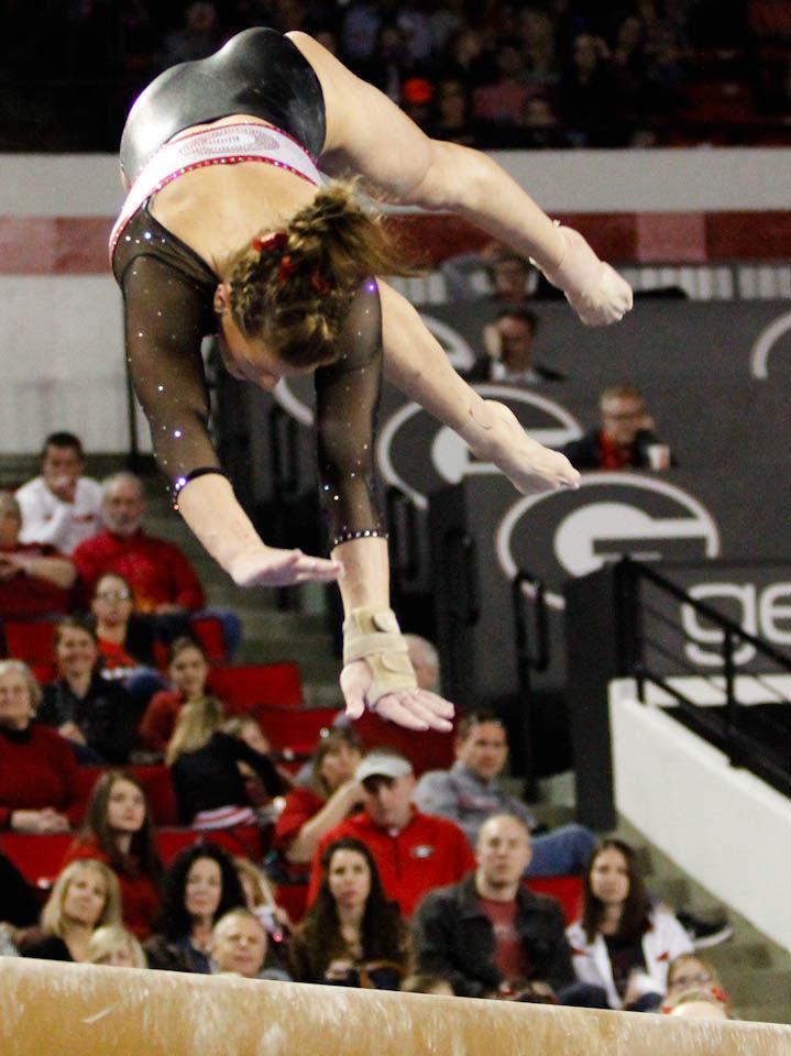 Balance beam dictionary part 3: Acrobatic elements | Georgia Sports ...