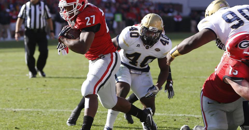The top 10 running backs in Georgia history | Georgia Sports ...