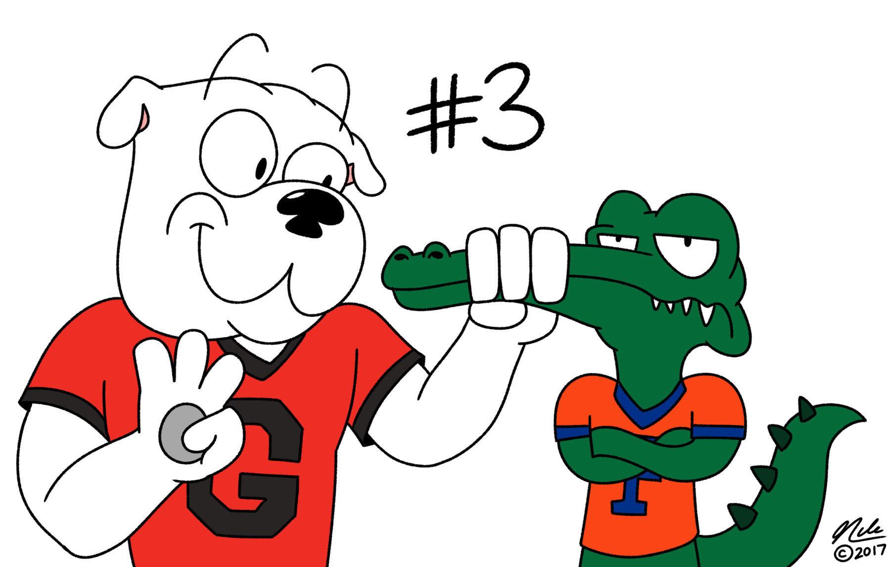 CARTOONS: Bulldogs vs. Gators | Opinion | redandblack.com
