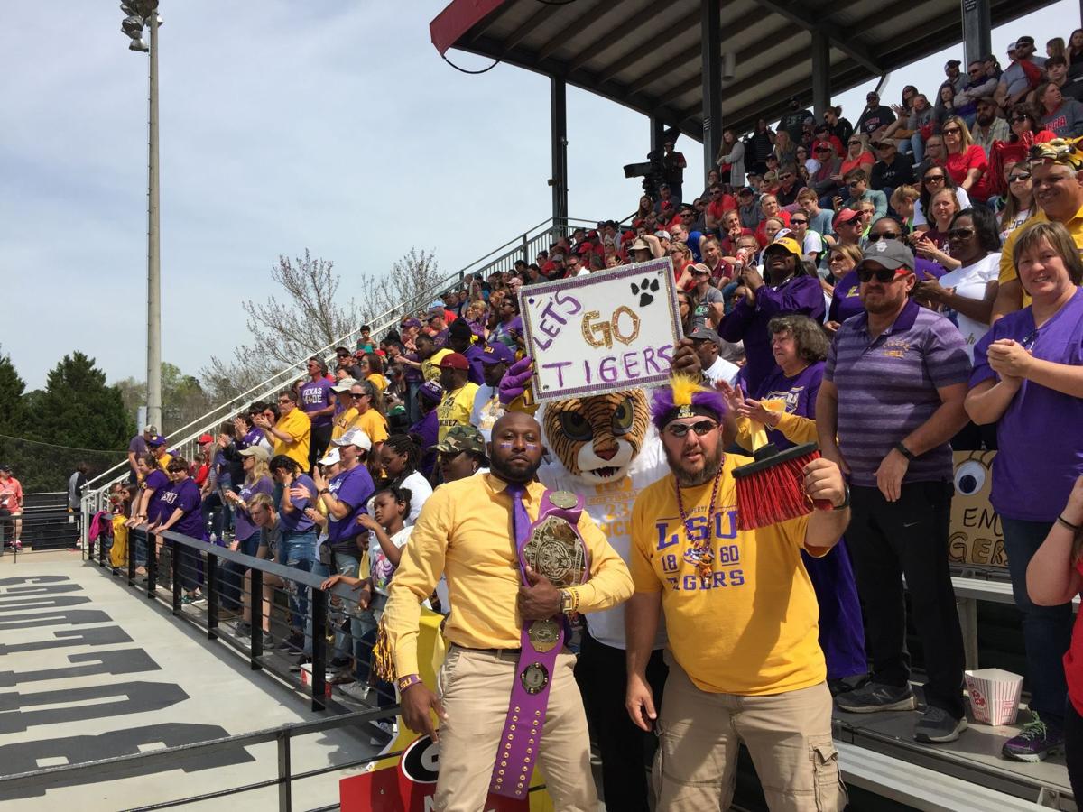 LSU fans steal the show as Tigers sweep Georgia softball | Georgia ...