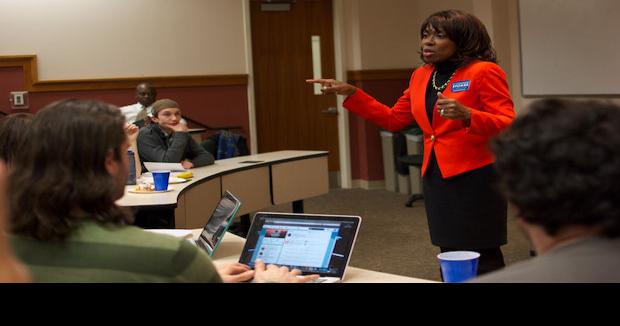 Connie Stokes speaks with Young Democrats of University of Georgia ...