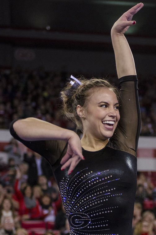 Georgia Gymnastics versus Iowa | Photo Galleries | redandblack.com