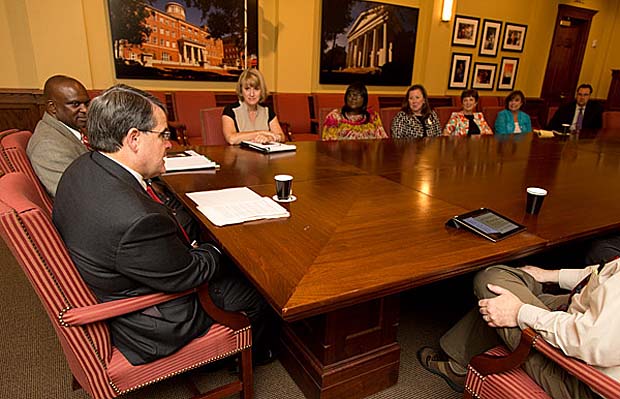 Jere Morehead's day in: UGA welcomes President Morehead | Campus News ...