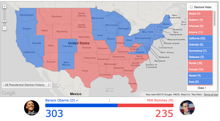 Electoral prediction: Maps | Multimedia | redandblack.com