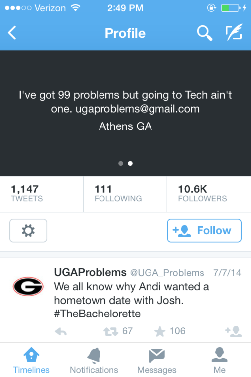 Top five UGA-affiliated Twitter accounts | Campus News | redandblack.com