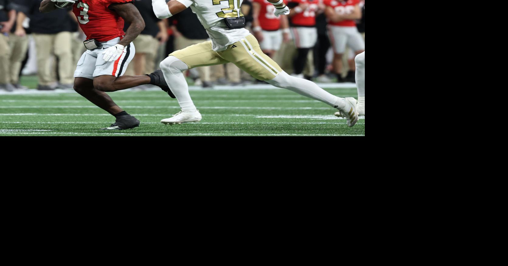 Halftime Observations Georgia Leads Georgia Tech 13 3 Georgia Sports