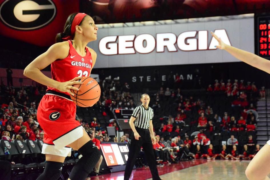 Georgia's Mackenzie Engram honored for 1,000th point before matchup ...
