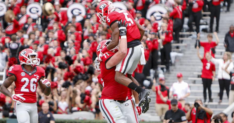 Godwin scored touchdown taking snap from wildcat | Georgia Sports ...