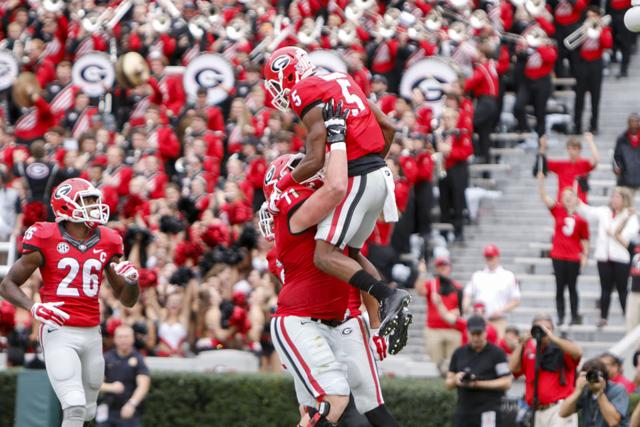 Godwin scored touchdown taking snap from wildcat | Georgia Sports ...