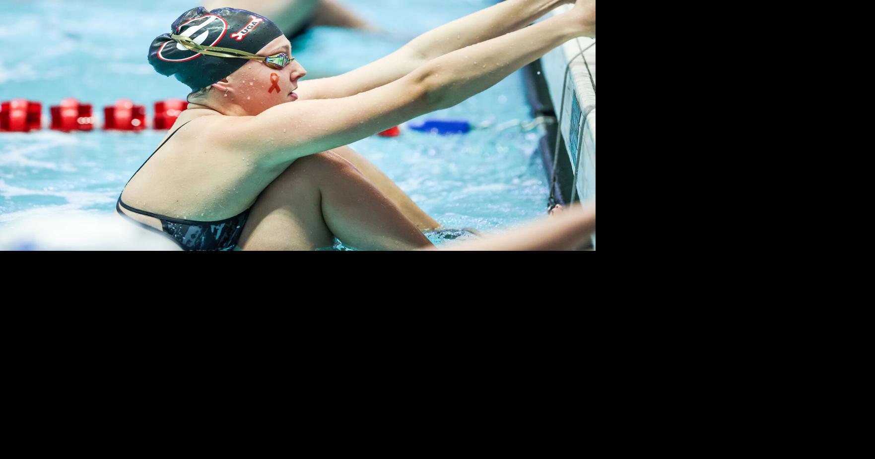 Georgia swimming and diving dominates in first home meet of the year ...