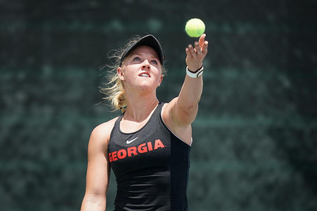 Women’s tennis sweeps Georgia Tech with straight-set singles | Georgia ...