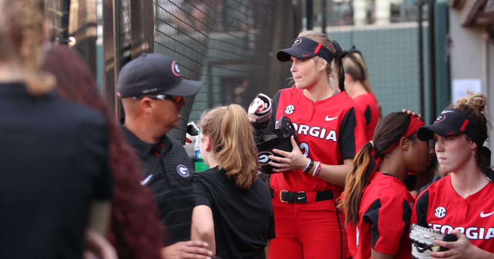 Adam Harding surprises Georgia softball sisters Karlie and Kaylie ...
