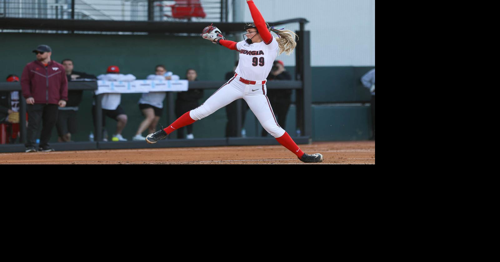 Backes in business: Georgia softball pitcher named to ‘Player of the ...