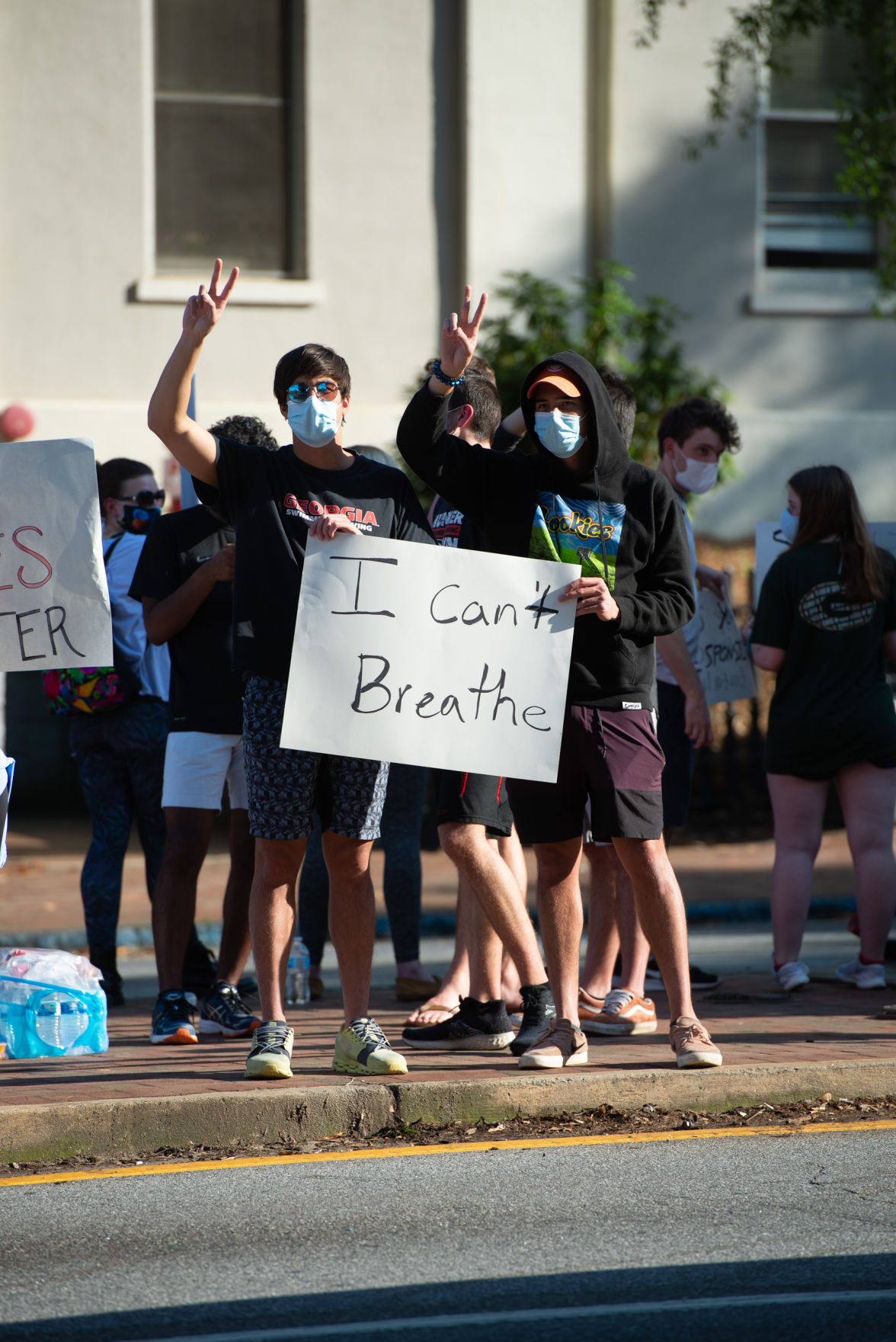 PHOTOS: Non-violent protesters return to downtown Athens for day two ...