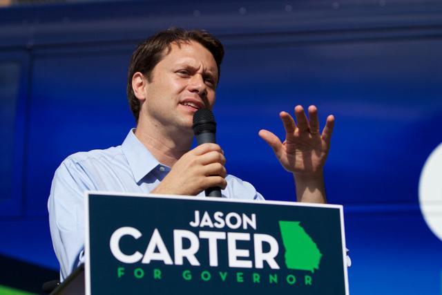 Gubernatorial candidate Jason Carter holds rally at UGA | Campus News ...
