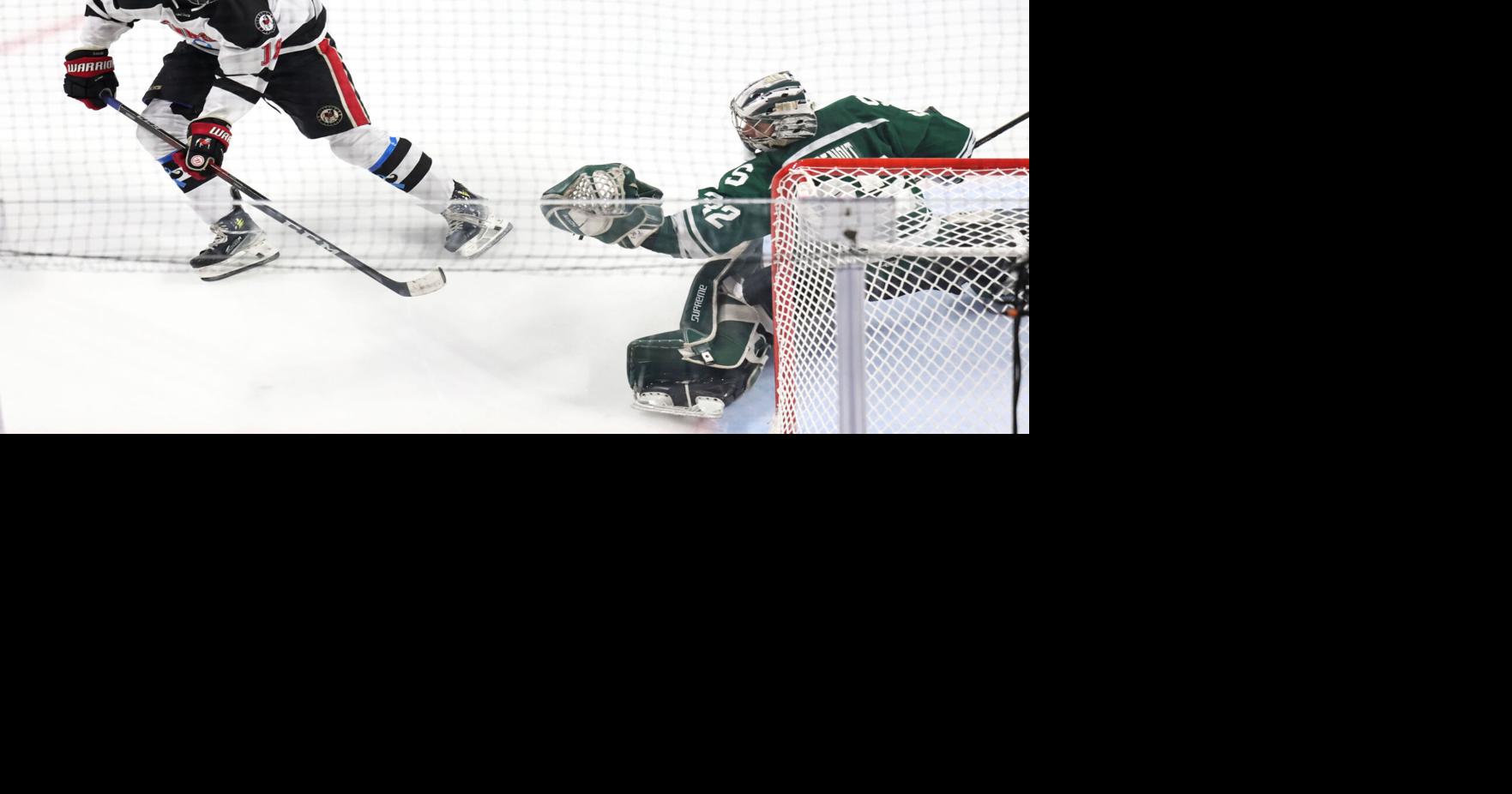 Ice Dawgs fall in shootout to Michigan State to split weekend series ...