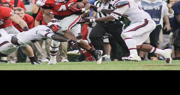 Fullbacks Quayvon Hicks and Merritt Hall in 'ongoing competition' for ...