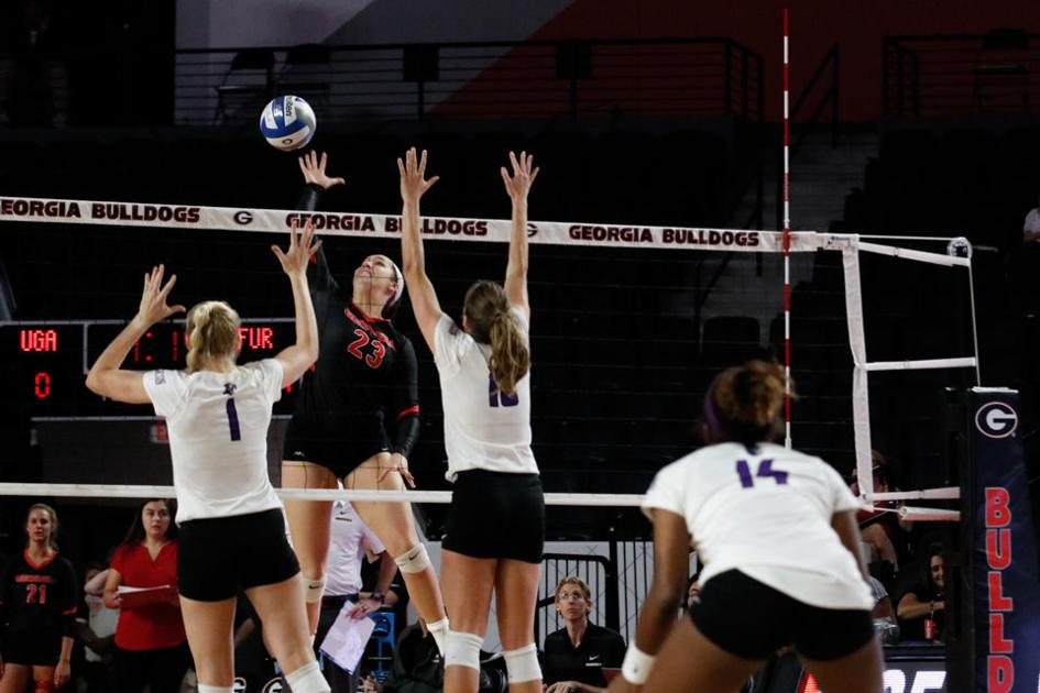 PHOTOS: UGA volleyball beats Furman University | Multimedia ...