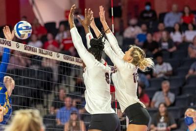 Georgia volleyball drops conference opener to South Carolina | Georgia ...