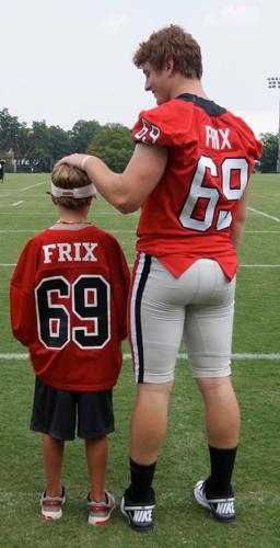 Frix family takes overlooked position from backyard to Sanford Stadium ...