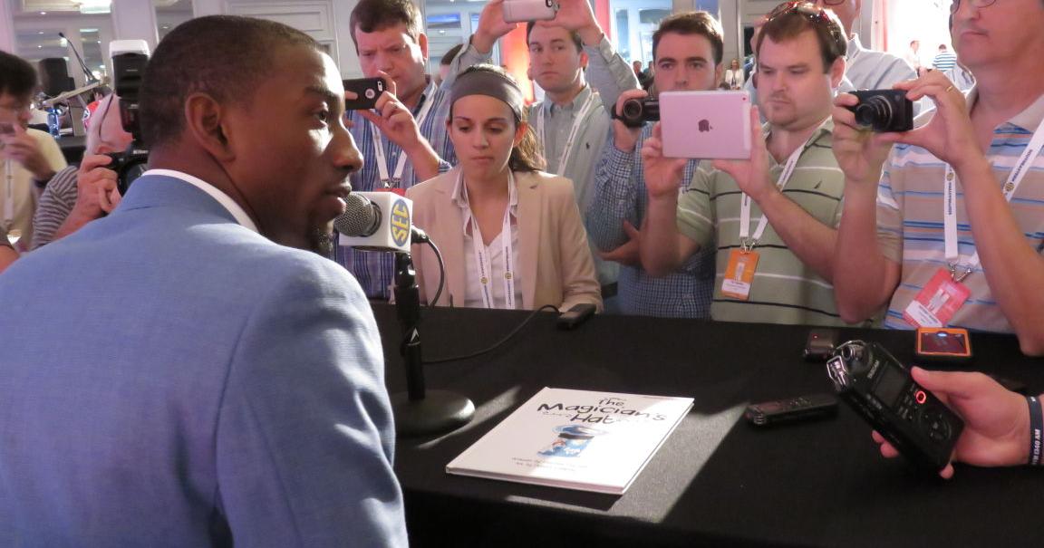 From receiving to reading: Malcolm Mitchell's book 'The Magician's Hat ...