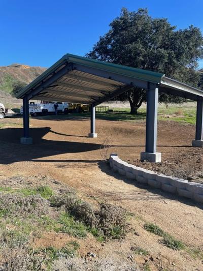 Shade structure replaced at Conservancy’s Gateway Ranch | Community ...